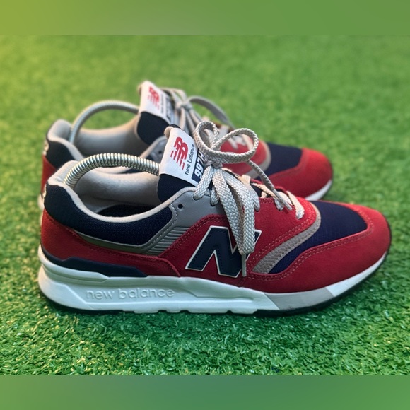 New Balance | Shoes | New Balance 997h Shoes Mens Size 8 Red Suede Mesh ...